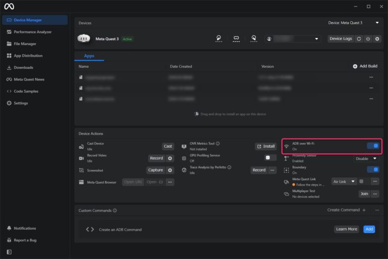MetaQuestとSideQuestを無線で接続する方法を画像付きでやさしく解説 | 微ブログ
